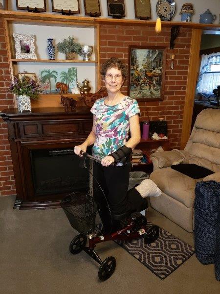 LIFE ON ONE FOOT, OR … CONTENTED | Brenda Cobb Murphy